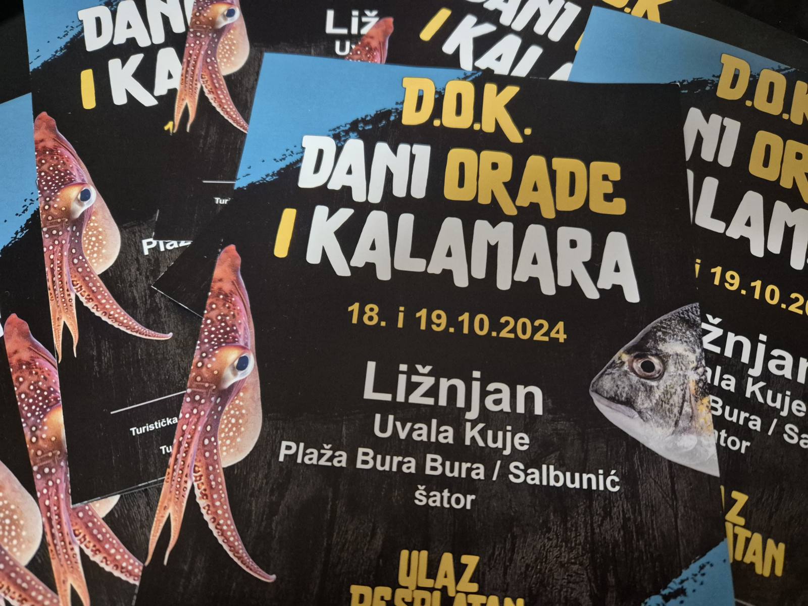 Dani orade i kalamara ovog petka u Ližnjanu uz koncert TBF-a i Vigora ...